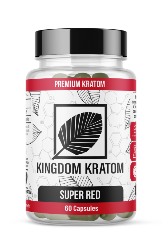 Super Red Borneo Kratom Capsules – Kingdom Kratom
